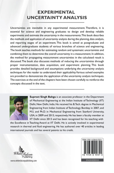 Experimental Uncertainty Analysis: A Textbook for Science and Engineer – WFP Store