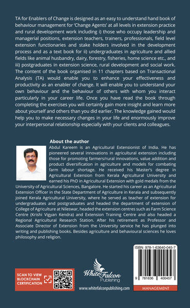 TA for Enablers of Change – Behaviour Management in Extension – WFP Store