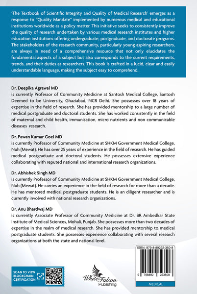 A Textbook of Scientific Integrity and Quality of Medical Research - Q ...