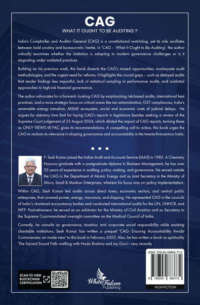 CAG-What It Ought to Be Auditing? - 75 Years of Indian Constitution ...