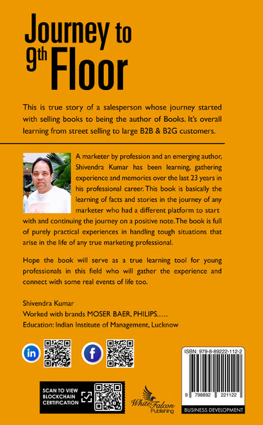 Journey to 9th Floor - A Street Book Seller to Author of a Book – WFP Store