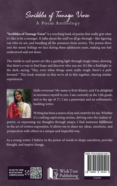 Scribbles of Teenage Verse - A Poem Anthology – WFP Store