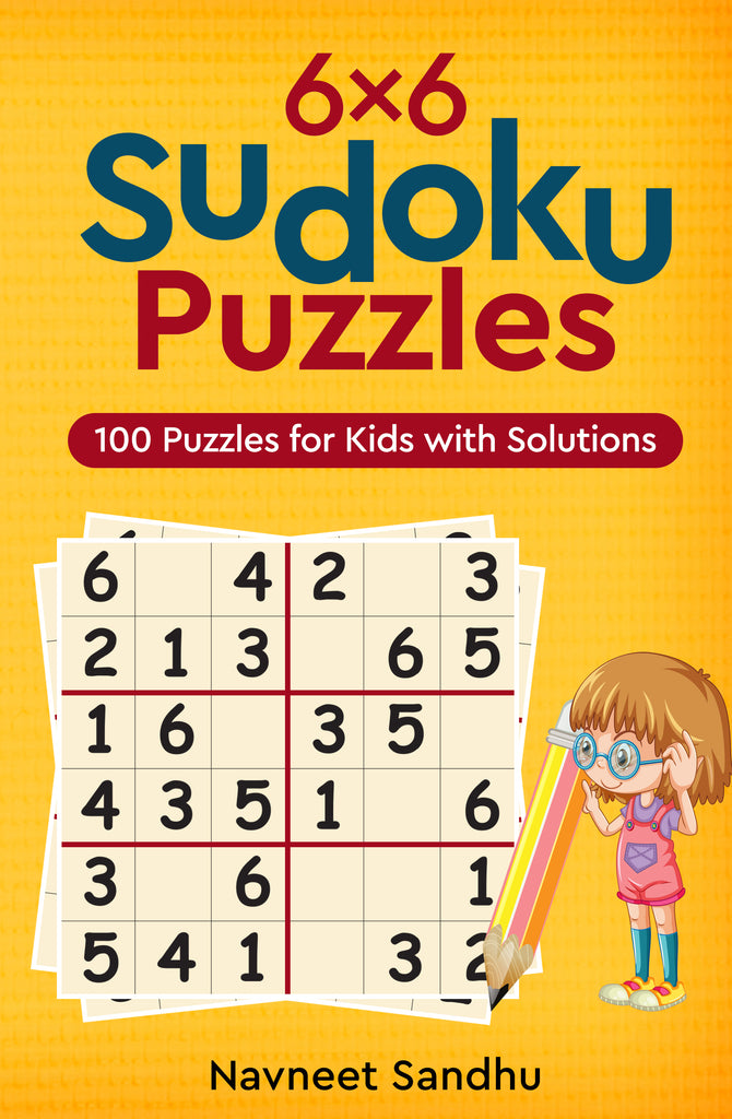 6x6 Sudoku Puzzles - 100 Puzzles for Kids with Solutions – WFP Store