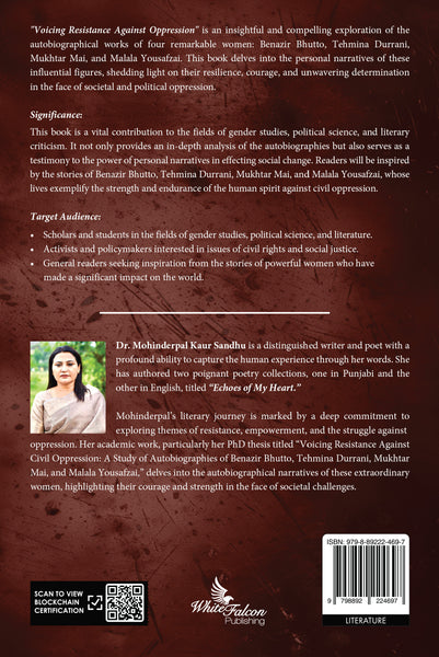 Voicing Resistance Against Oppression - The Autobiographies of BENAZIR ...