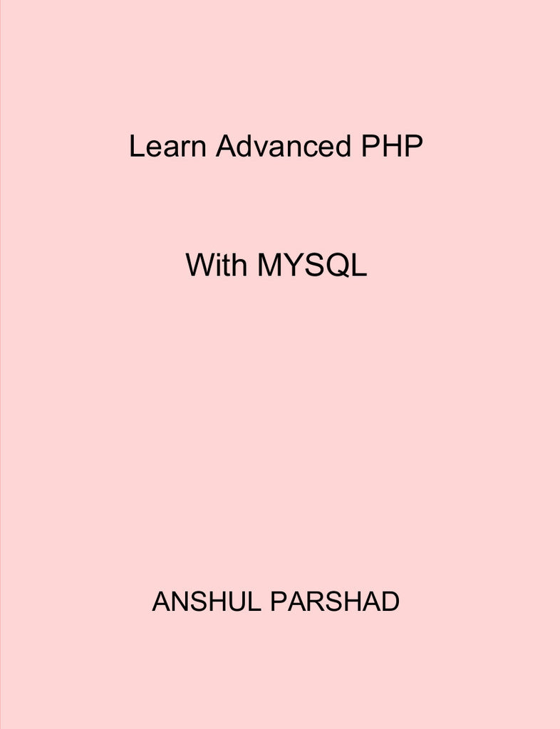 Learn Advanced PHP - With MYSQL – WFP Store