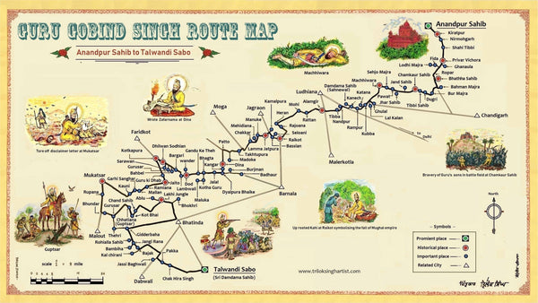 Guru Gobind Singh Marg: As visualised by Artist Trilok Singh – WFP Store